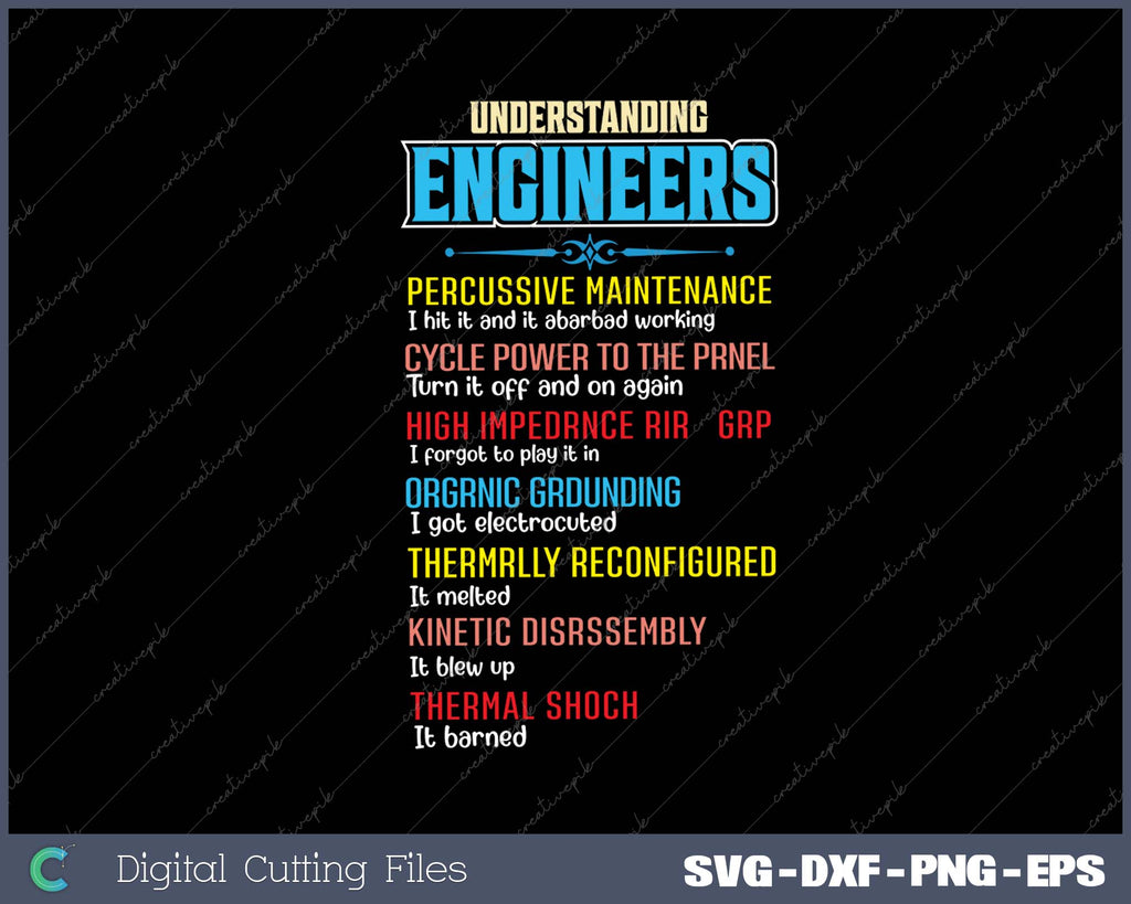 Funny Understanding Engineers and Funny Engineering SVG PNG Files – creativepik