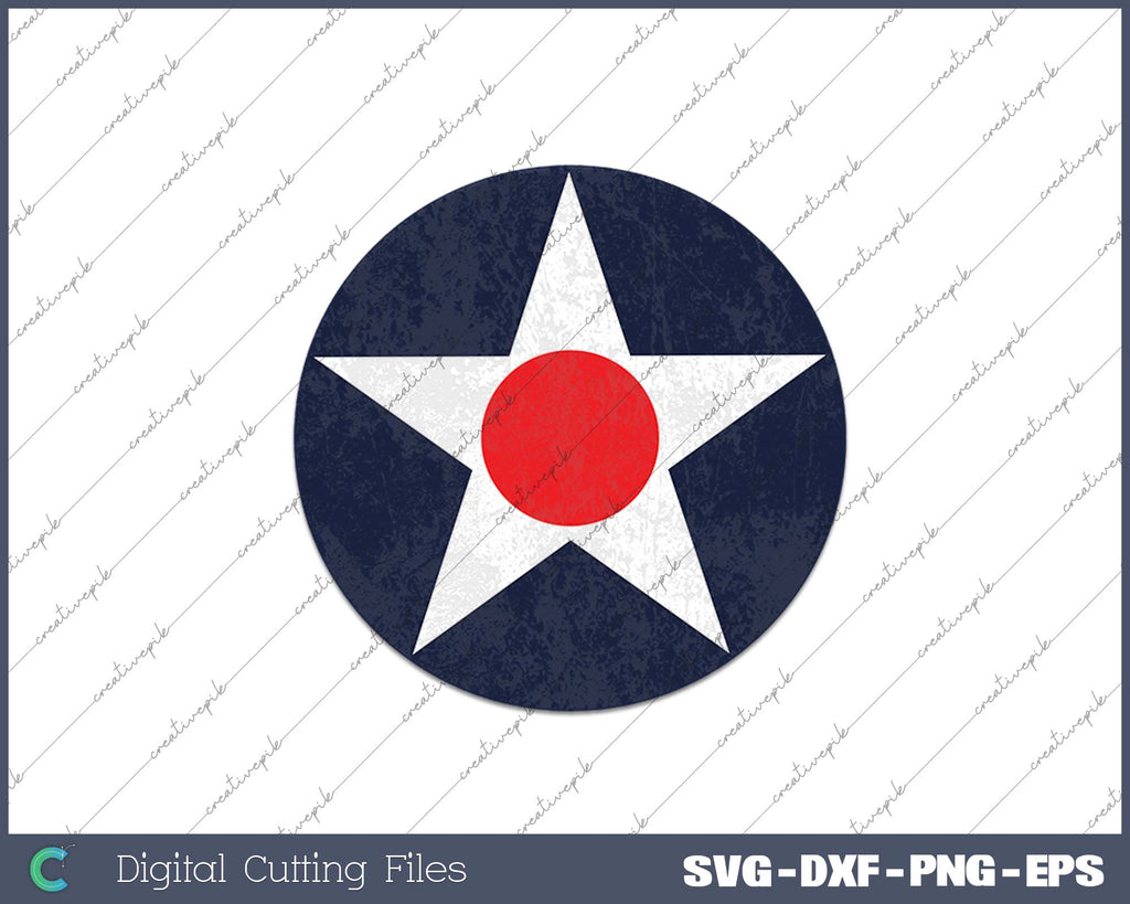 Roundel US Air Force Insignia SVG PNG Cutting Printable Files – creativepik