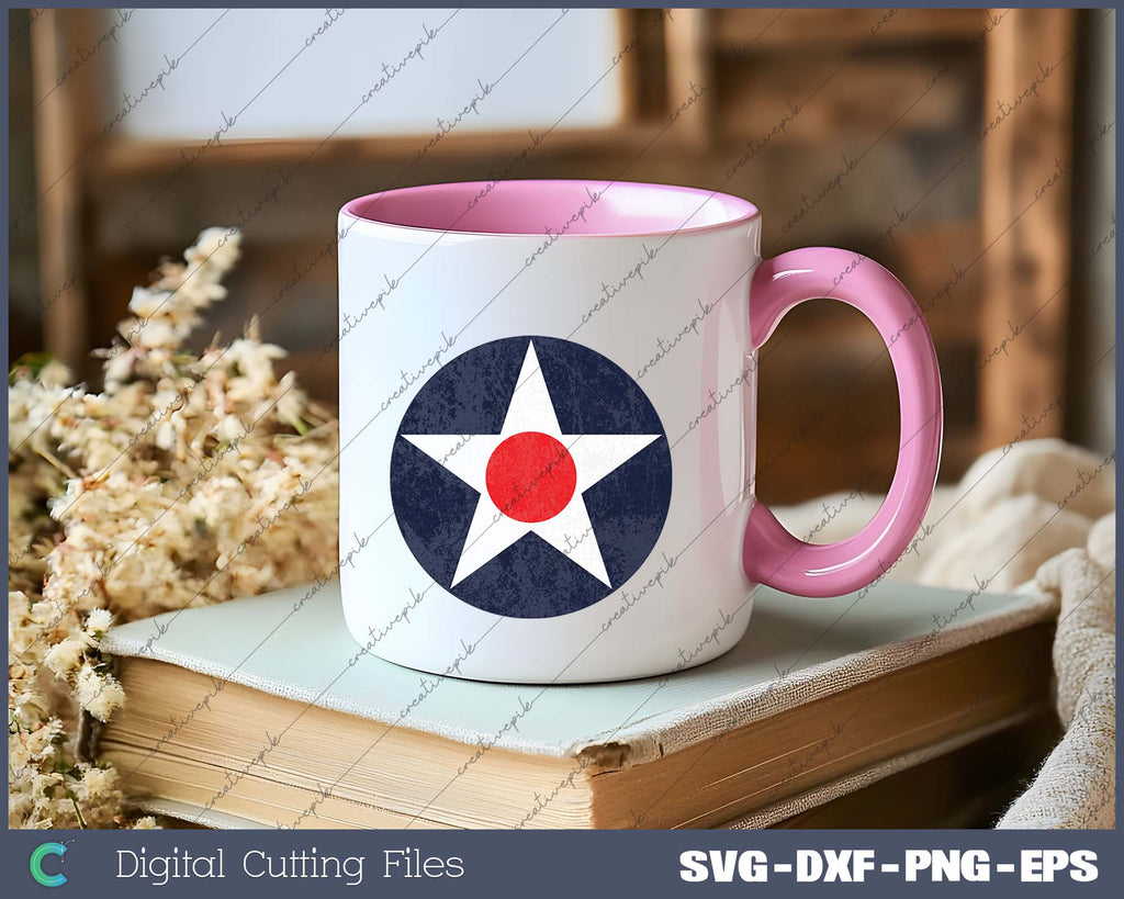 Roundel US Air Force Insignia SVG PNG Cutting Printable Files – creativepik