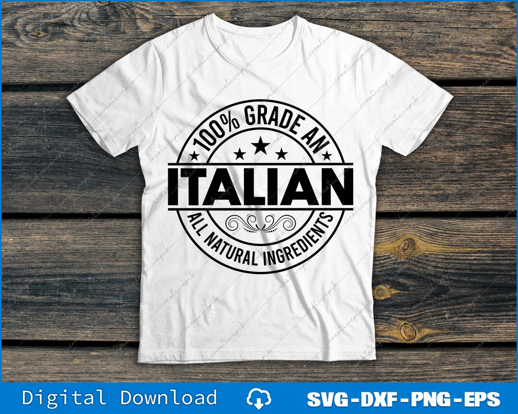 100% Grade An Italian Proud Italian SVG PNG Cutting Printable File ...