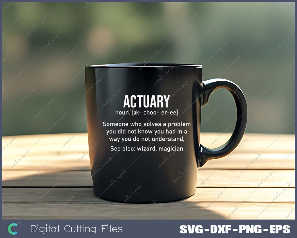 Actuary Definition Cool Actuary SVG PNG Cutting Printable Files ...