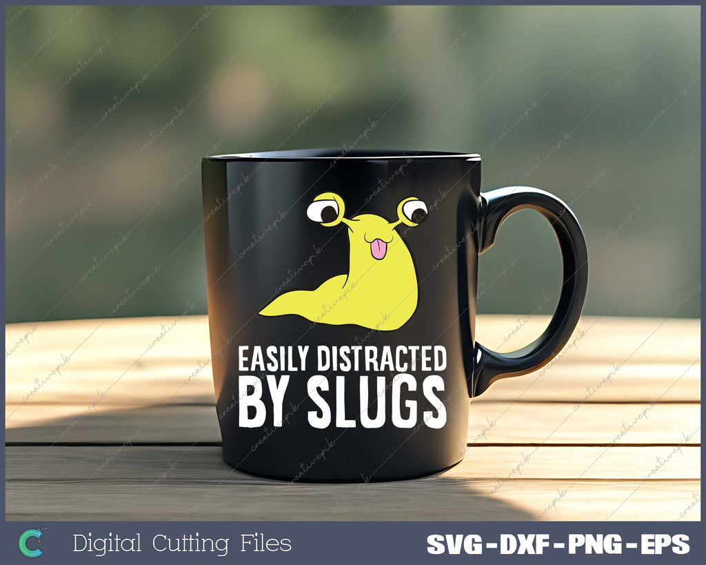 Banana Slug Easily Distracted By Slugs SVG PNG Cutting Files – creativepik