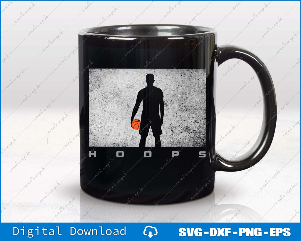 Basketball Player Hoops SVG PNG Cutting Printable Files – creativepik