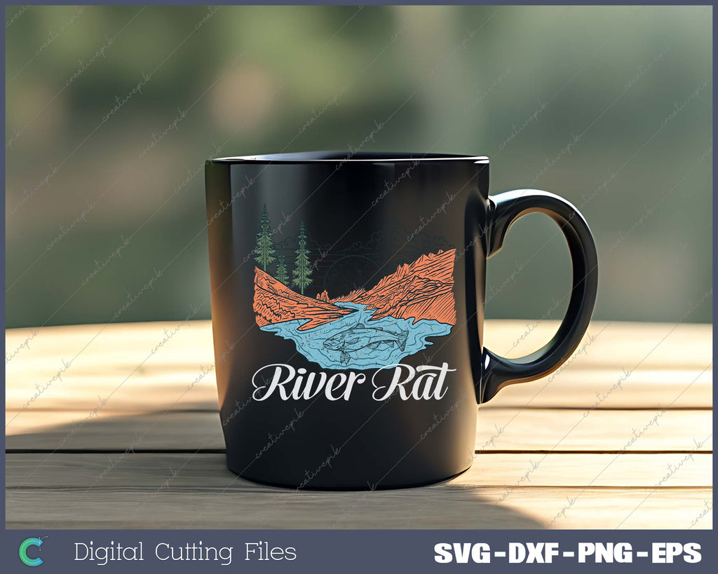 Catfishing Freshwater River Rat Catfish Fishing SVG PNG Cutting Files ...