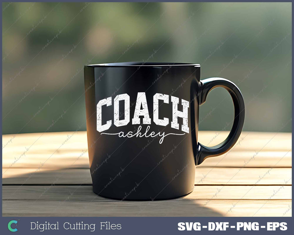 Coach Personalized Coach Name Game Day SVG PNG Cutting Files – creativepik