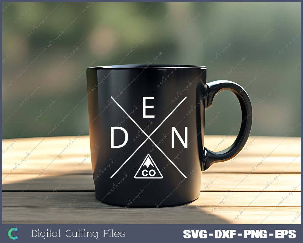 Colorado - Denver Cross Design SVG PNG Cutting Printable Files ...
