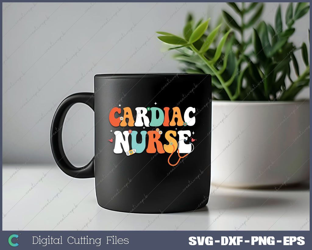 Cute Cardiac Nurse Apparel For Cardiac Nurse SVG PNG Files – creativepik