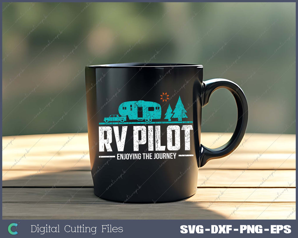 Enjoying The Journey RV Pilot SVG PNG Cutting Printable Files – creativepik