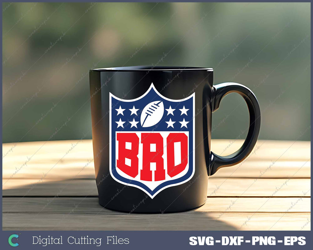 Football Family Bro Team Mascot SVG PNG Cutting Printable Files ...