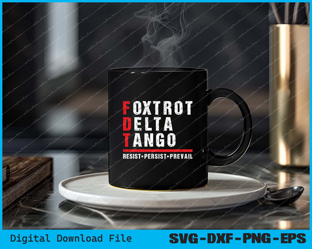 Foxtrot Delta Tango SVG PNG Cutting Printables Files – creativepik