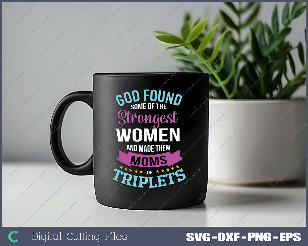 Funny Birthday Gifts For Mom And Dad Of Triplets SVG PNG Files ...