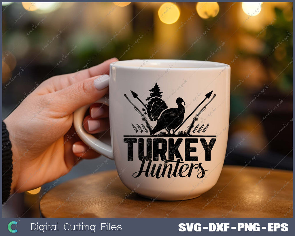 Funny Bowling For Kids or Adults - Turkey Hunters SVG PNG Files ...