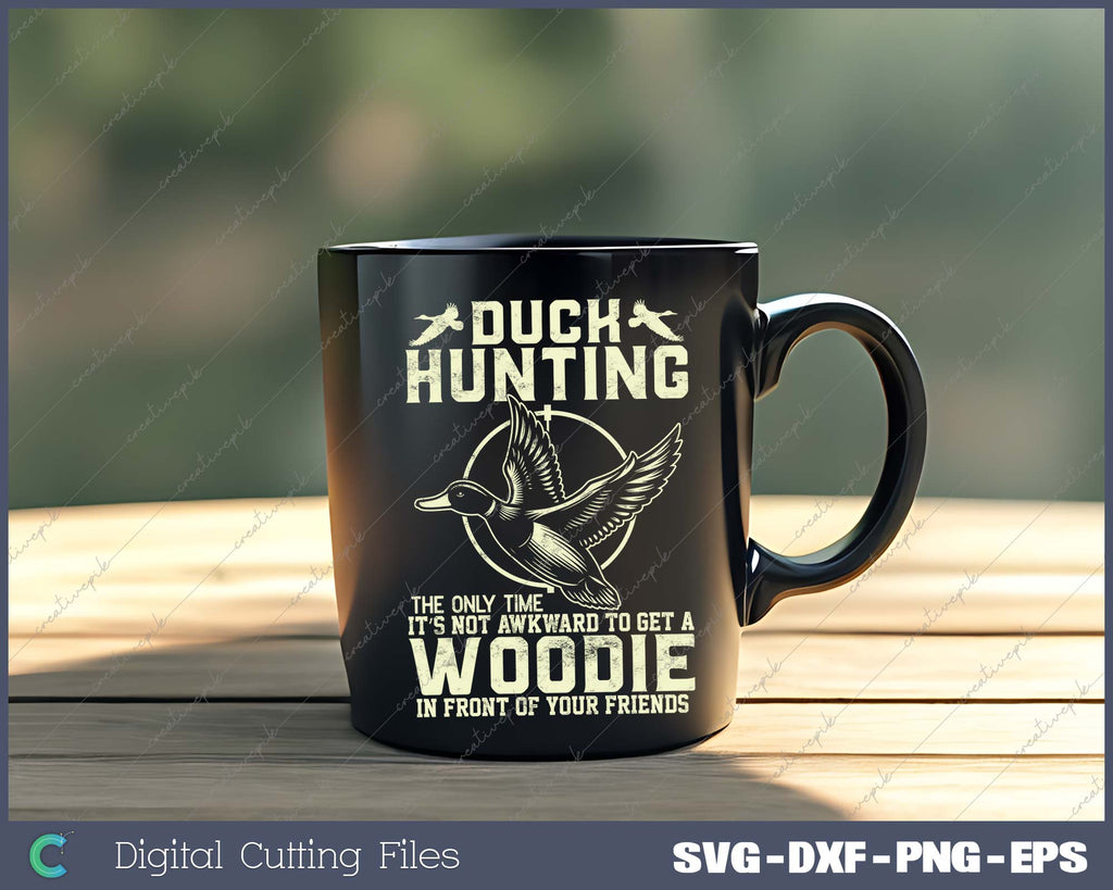 Funny Duck Hunting Woody Decoy Gift Top SVG PNG Cutting Files – creativepik