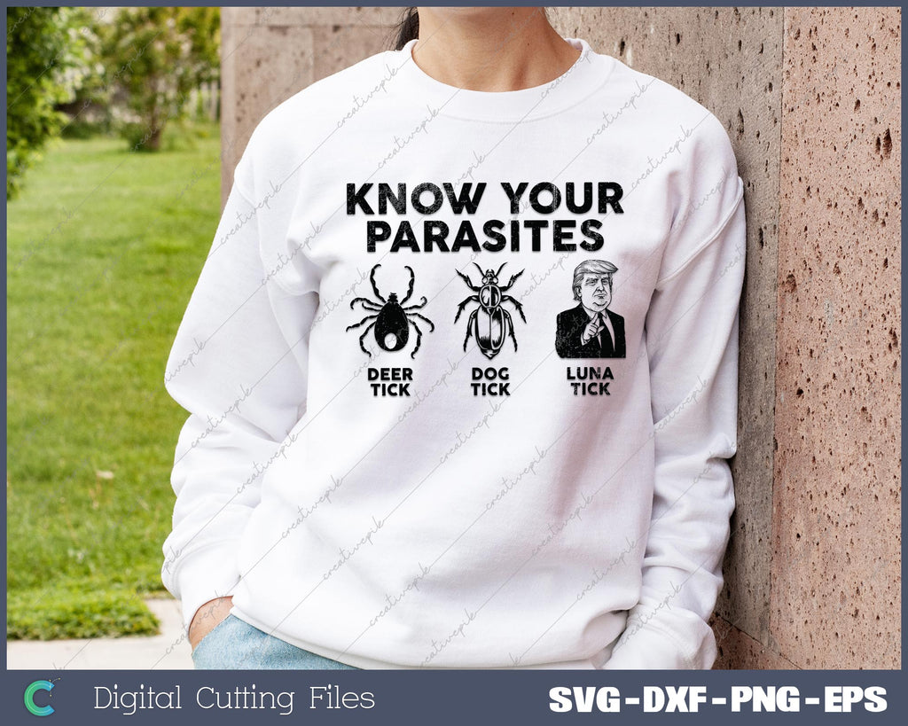 Know Your Parasites SVG PNG Cutting Printable Files – creativepik