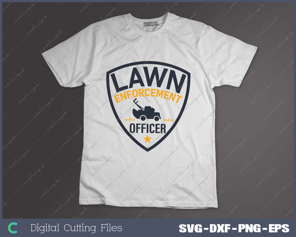 Lawn Enforcement Officer SVG PNG Cutting Printable Files – creativepik
