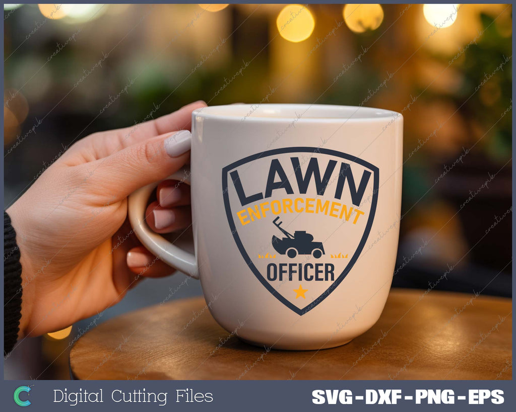 Lawn Enforcement Officer SVG PNG Cutting Printable Files – creativepik