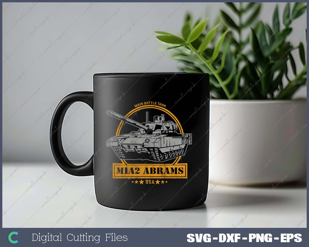 M1A2 Abrams - US Army Tank SVG PNG Cutting Printable Files – creativepik