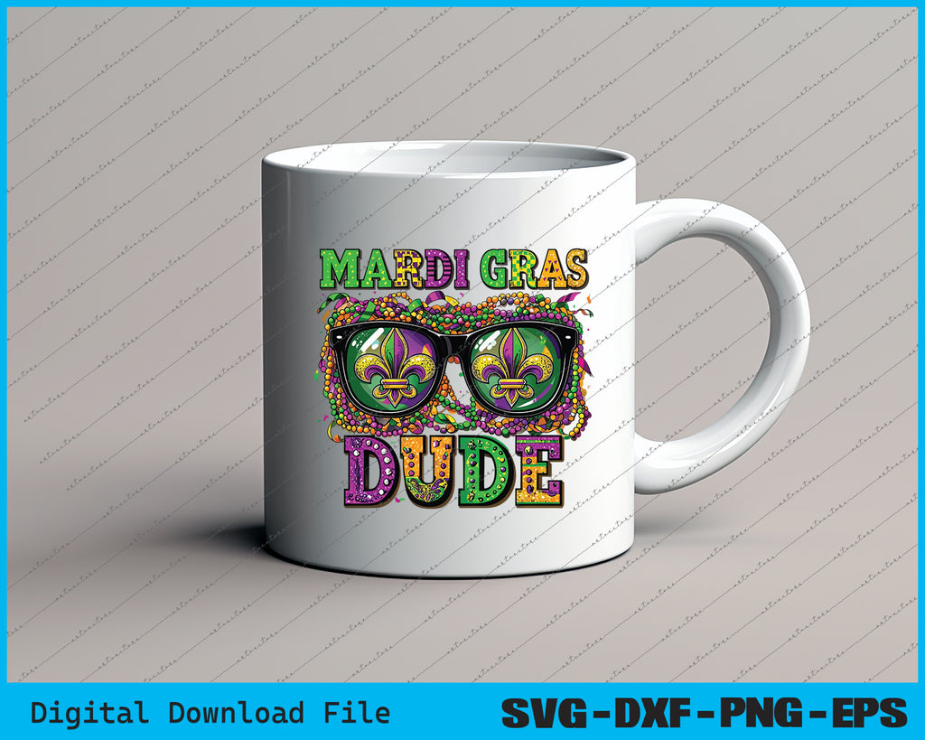 Mardi Gras Dude Parade SVG PNG Cutting Printable Files – creativepik