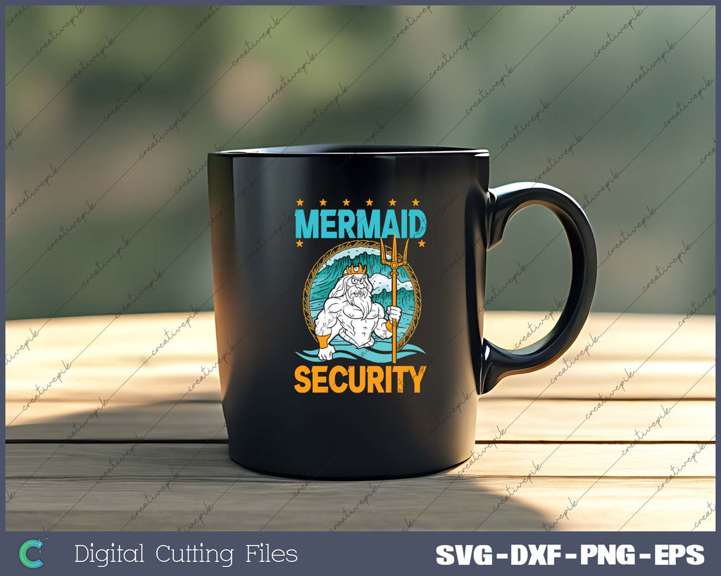 Mermaid Security SVG PNG Printable Files – creativepik