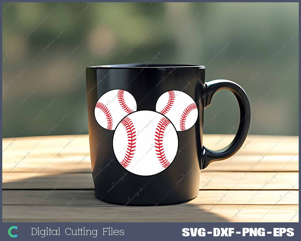 Baseball Mouse Baseball SVG PNG Cutting Printable Files – creativepik