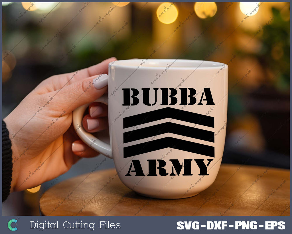 Original Bubba Army Logo SVG PNG Cutting Printable Files – creativepik