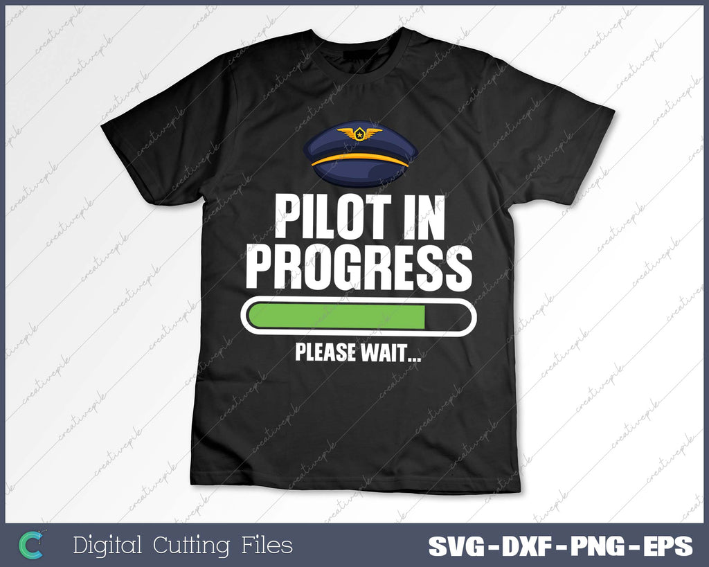 Pilot In Progress Flight School Student SVG PNG Printable Files ...