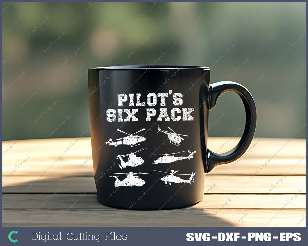 Pilot's Six Pack SVG PNG Cutting Printable Files – creativepik