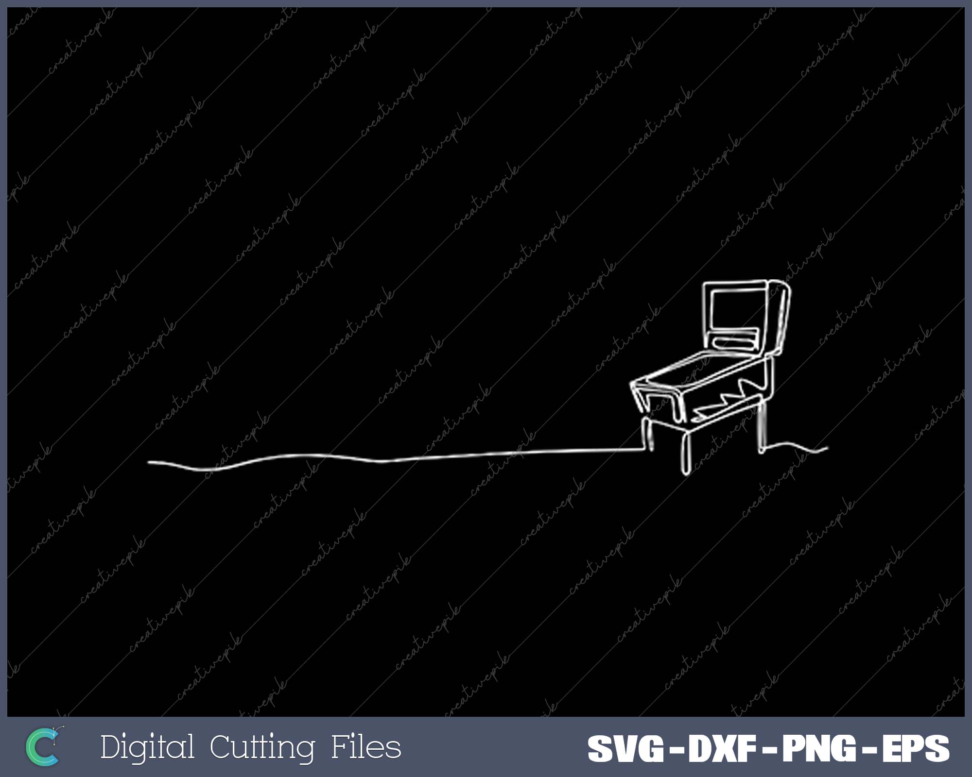 Pinball Arcade Machine SVG PNG Cutting Printable Files – creativepik