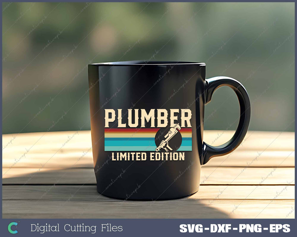 Plumbing Plumber Vintage Retro Plumber Limited Edition SVG PNG Files ...