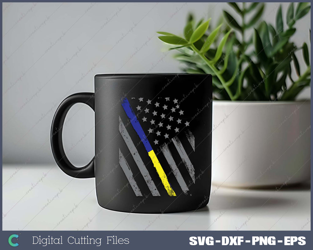 Police 911 Dispatcher Flag Long Sleeve SVG PNG Cutting Printable Files ...