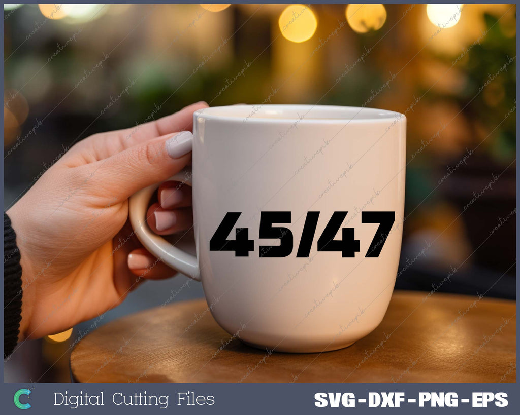 President Donald Trump 45 47 Vinyl Sticker Trump 2024 SVG PNG Files ...