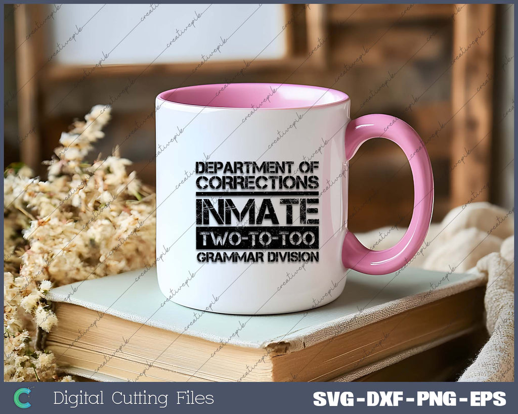 Prison Inmate Jail Prisoner Costume Pair Grammar Police SVG PNG Files ...