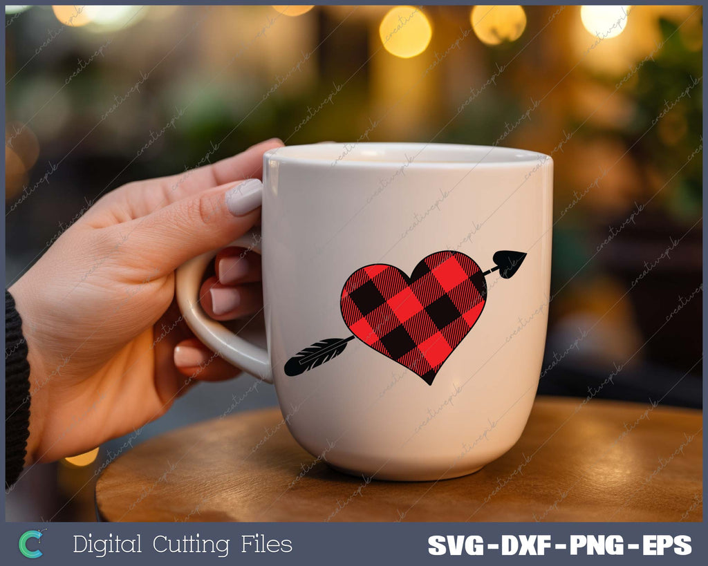 Red Buffalo Valentine's Day SVG PNG Cutting Printable Files – creativepik
