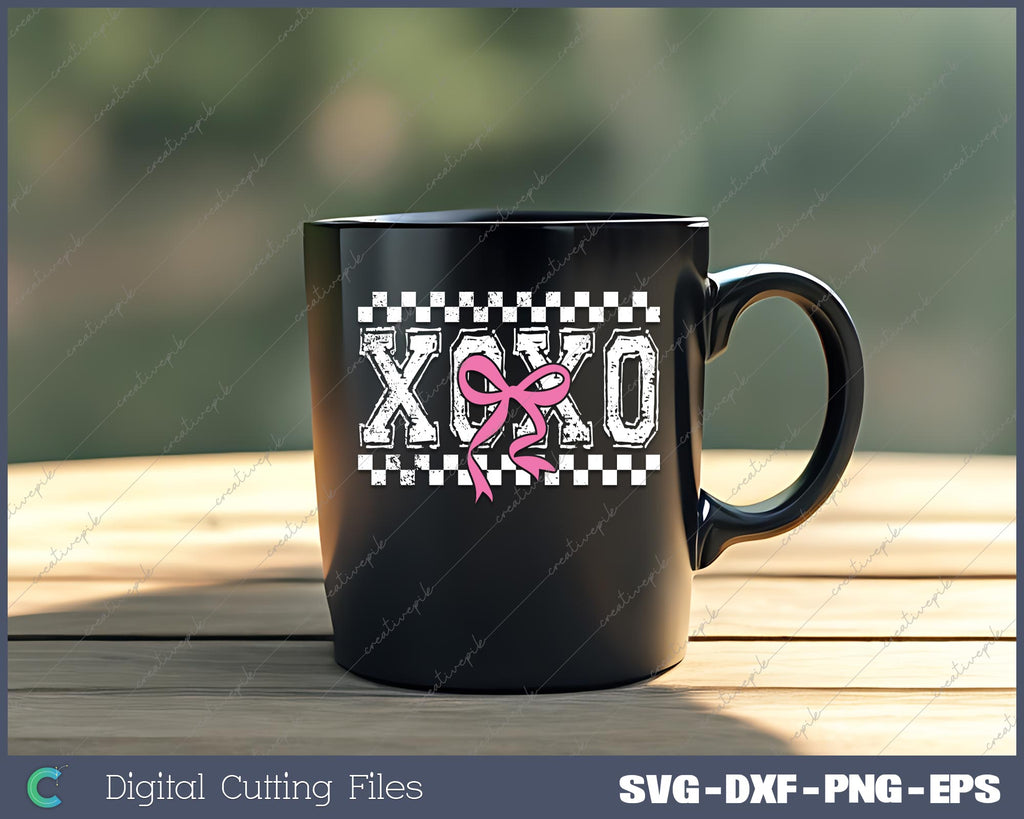 Retro XOXO Checker SVG PNG Cutting Printable Files – creativepik