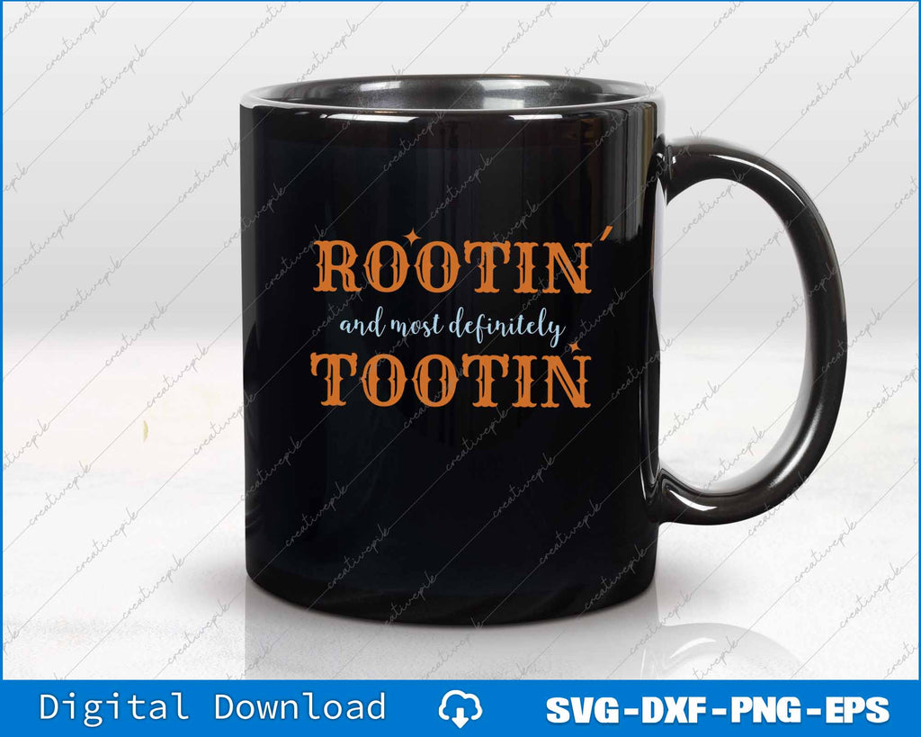 Rootin and Most Definitely Tootin Cowboy SVG PNG Cutting Files ...
