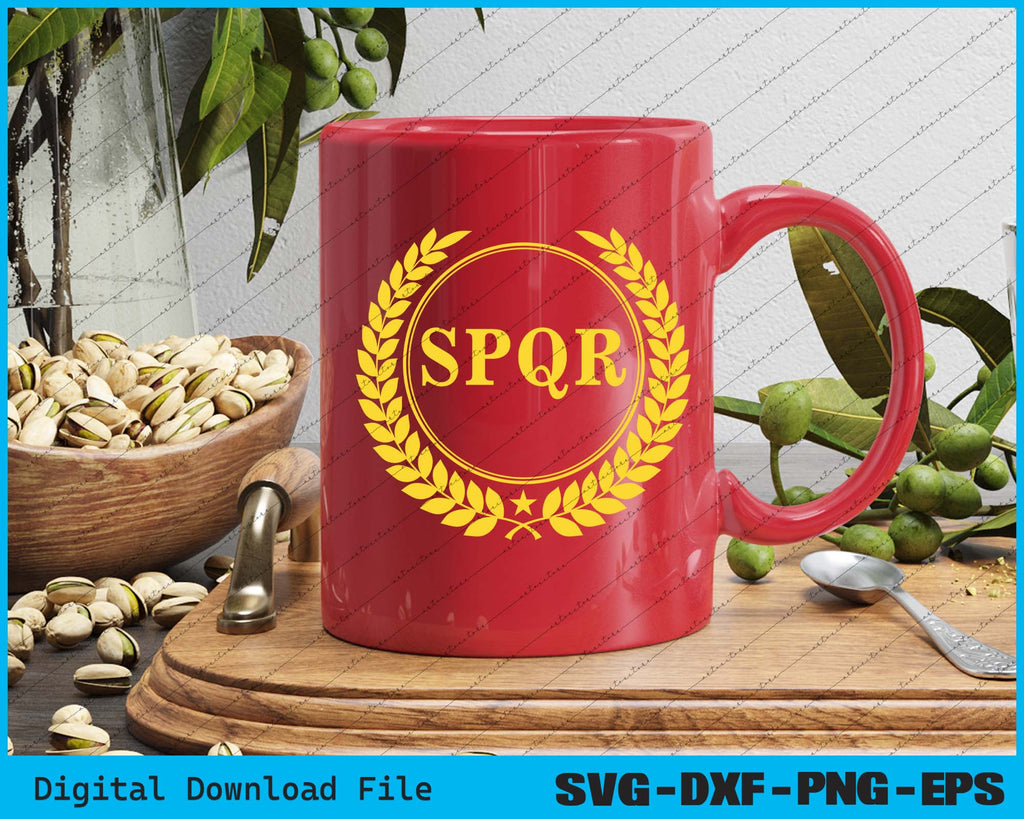 SPQR I Senatus Populus Que Romanus SVG PNG Printable Files – creativepik
