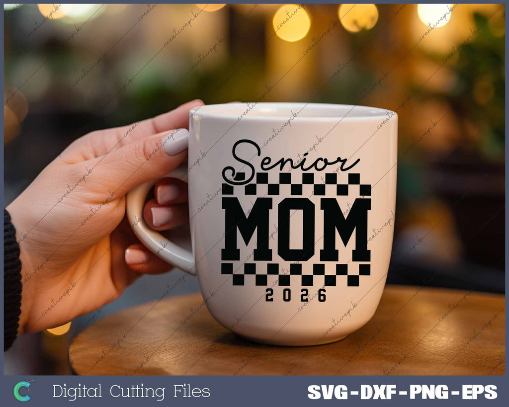 Senior Mom 2026 Cheer Mom 2026 SVG PNG Cutting Printable Files ...
