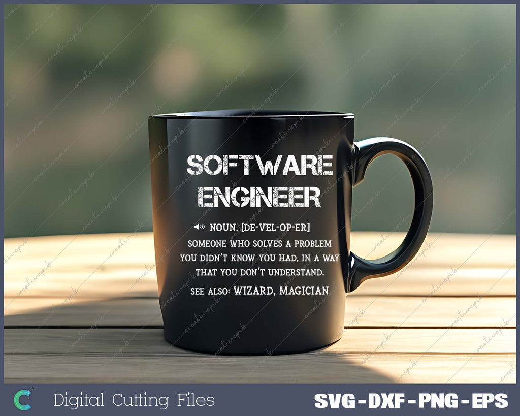 Software Engineer Definition Solving A Problem SVG PNG Files – creativepik