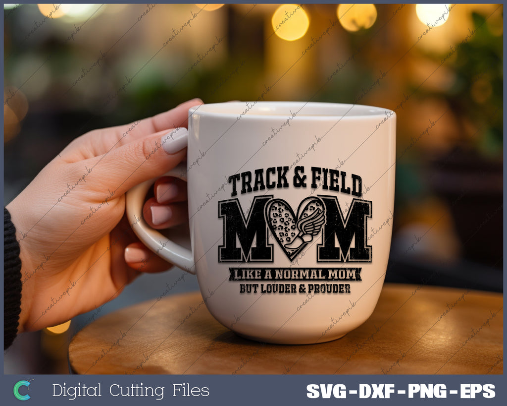 Track and Field Mom Track Field Mom SVG PNG Cutting Printable Files ...