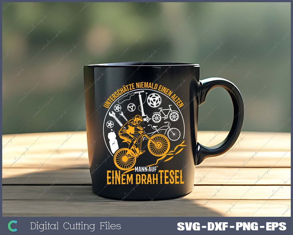 UNTERSCHÄTZE NIEMALD EINEN ALTEN MANN AUF EINEM SVG PNG Files – creativepik