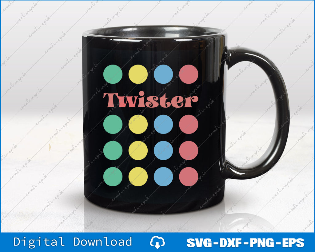 Unfold The Mat Circles Color Dots Retro Game SVG PNG Printable File ...