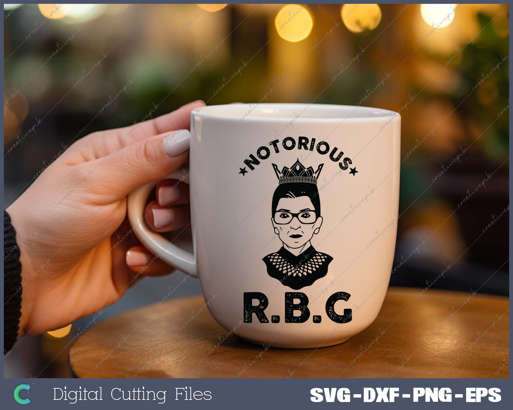 Vintage Notorious RBG SVG PNG Cutting Printable Files – creativepik