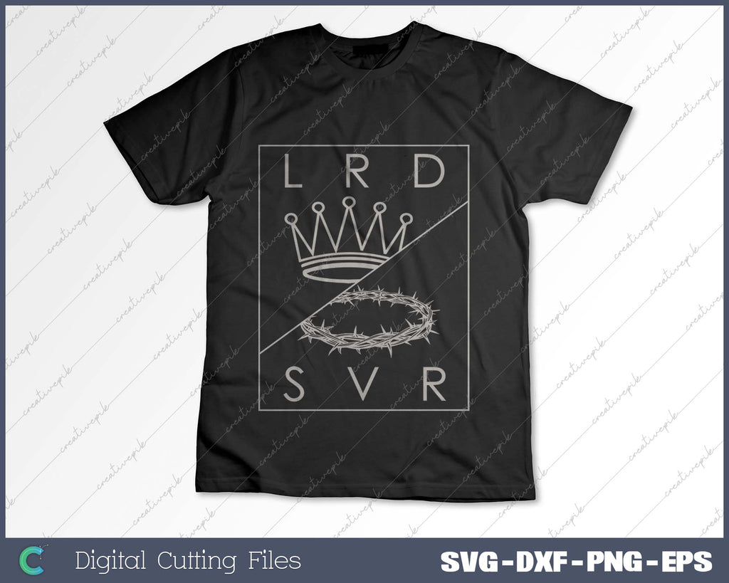 Vintage Retro Jesus Christian Lord & Savior graphic SVG PNG Files ...