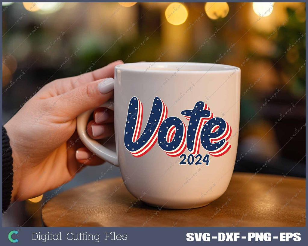 Vote 2024 US Elections 2024 SVG PNG Cutting Printable Files – creativepik