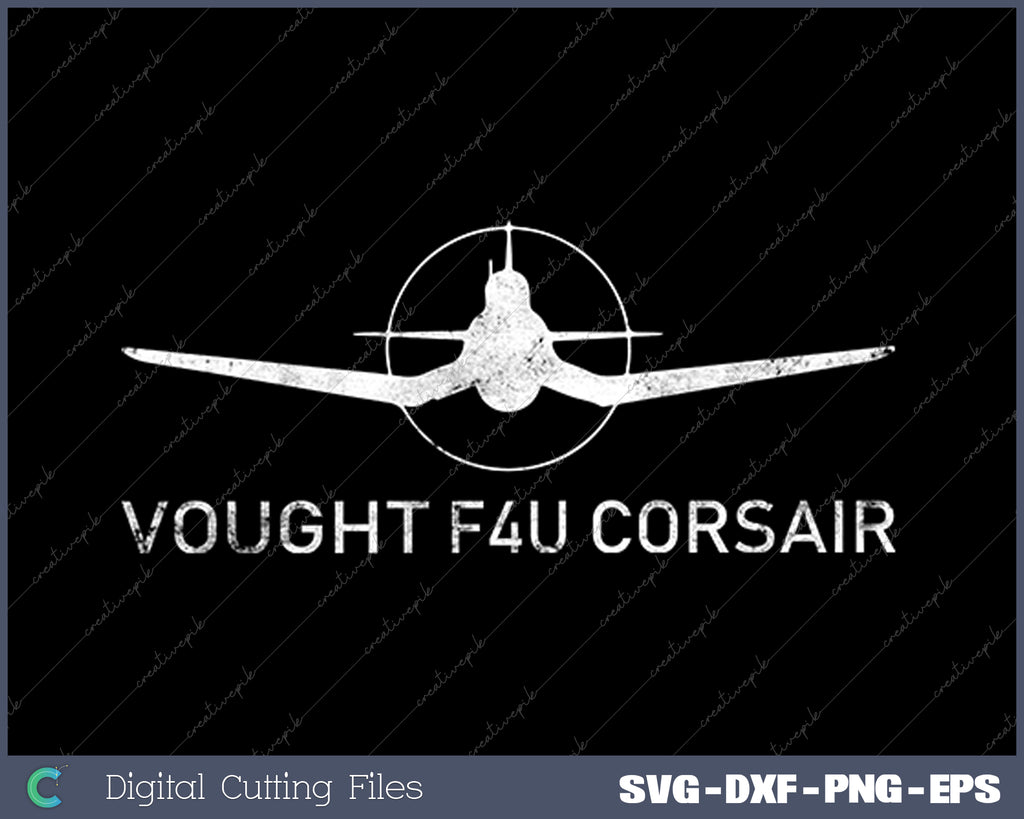Vought F4U Corsair WW2 Plane Warplanes SVG PNG Cutting Files – creativepik