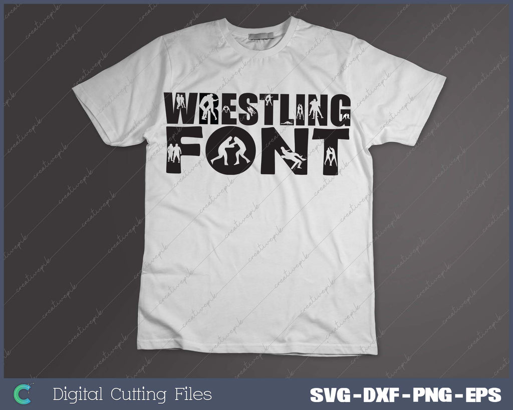 This Wrestling Font Wrestling SVG PNG Printable Files – creativepik