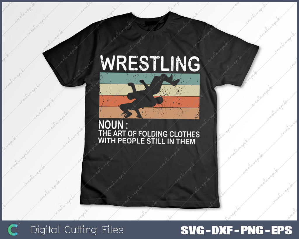 Wrestling Noun Wrestler Definition Folding Clothes Wrestle PNG Files ...
