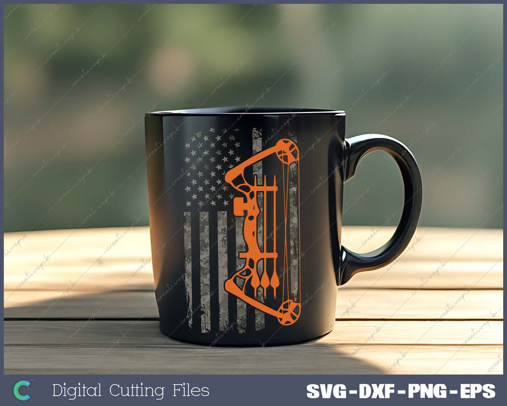 American Bowhunter SVG PNG Cutting Printable Files – creativepik