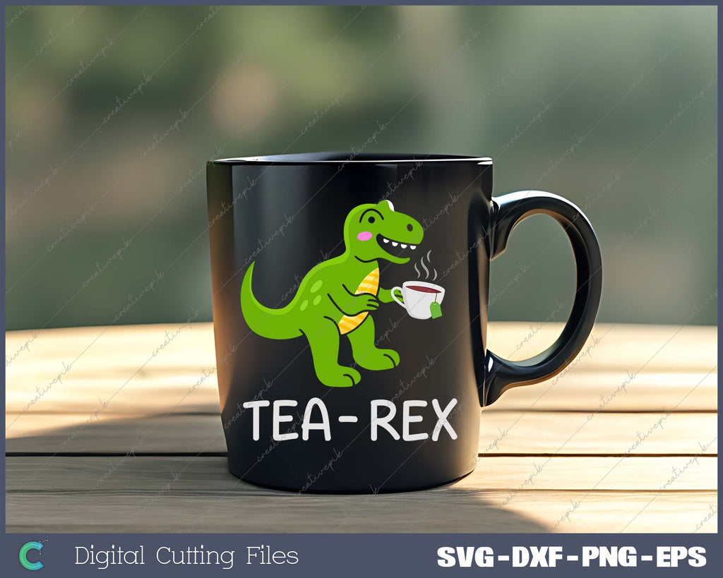 Tea- Rex SVG PNG Cutting Printable Files – creativepik