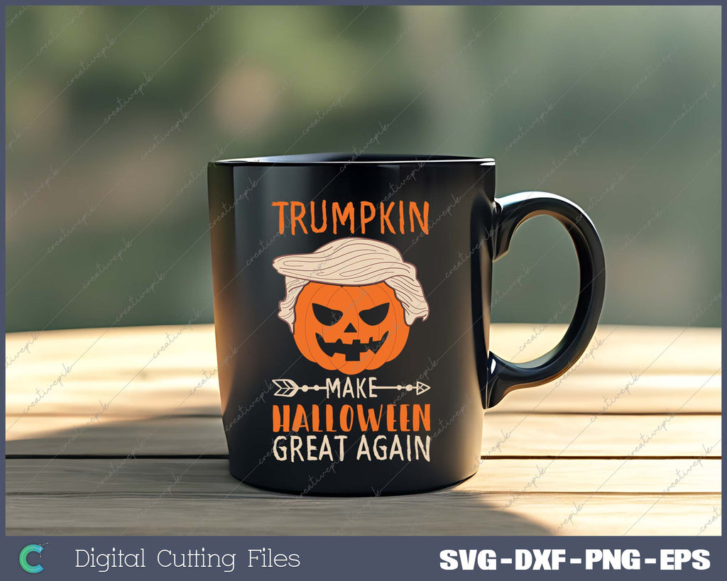 Trumpkin Make Halloween great again SVG PNG Cutting Files – creativepik
